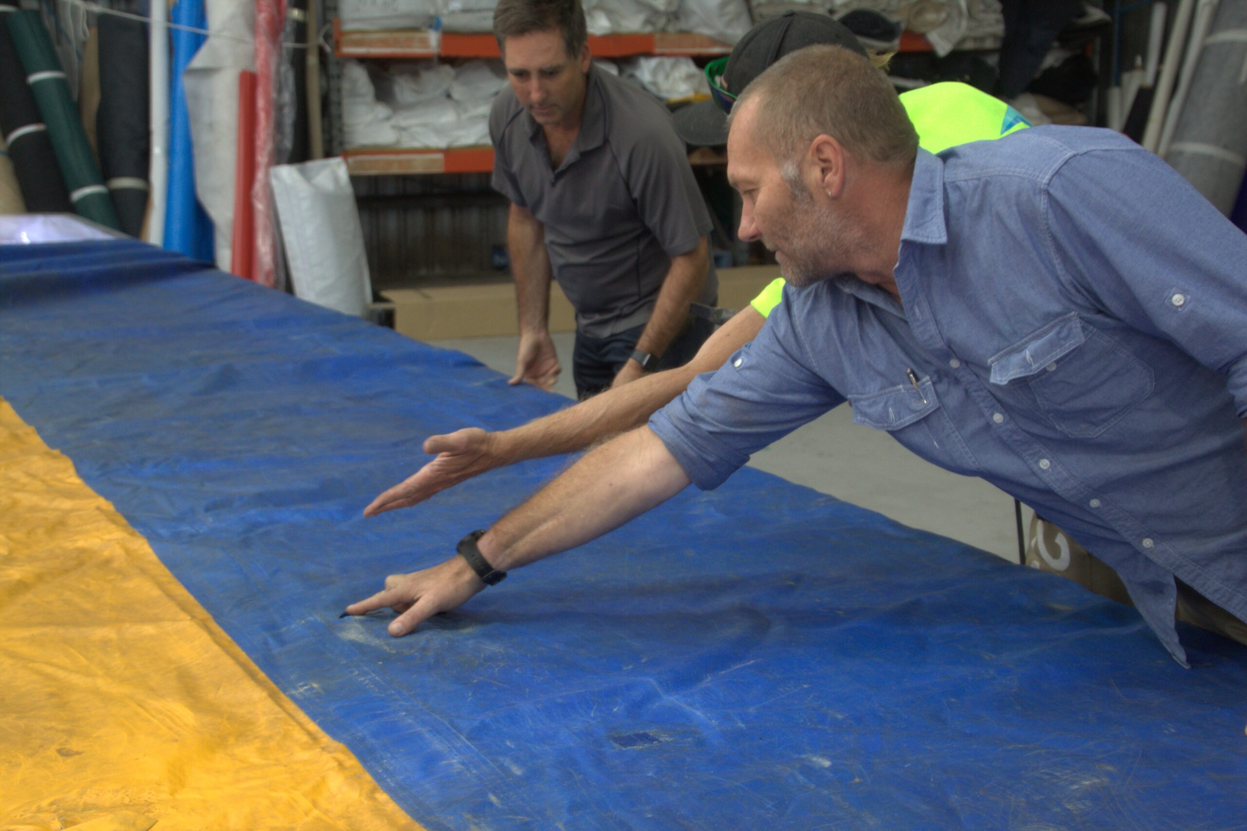 Builders hire tarps - designed for the tradesman